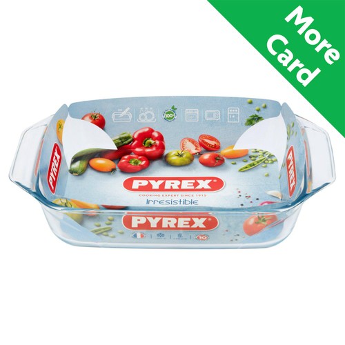 Pyrex Rectangular Roaster 35cm x 23cm - Morrisons Online Groceries & Offers