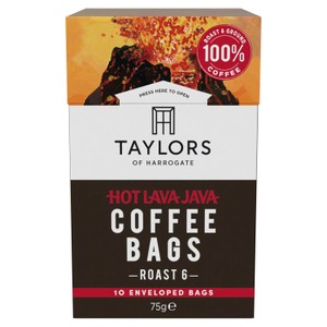 Taylors of Harrogate Hot Lava Java Coffee Bags 10s - Morrisons Online ...
