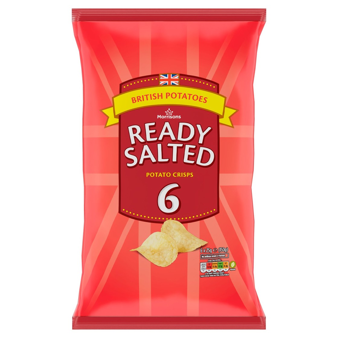 Morrisons Ready Salted Flavour Crisps Multipack - Morrisons Online ...