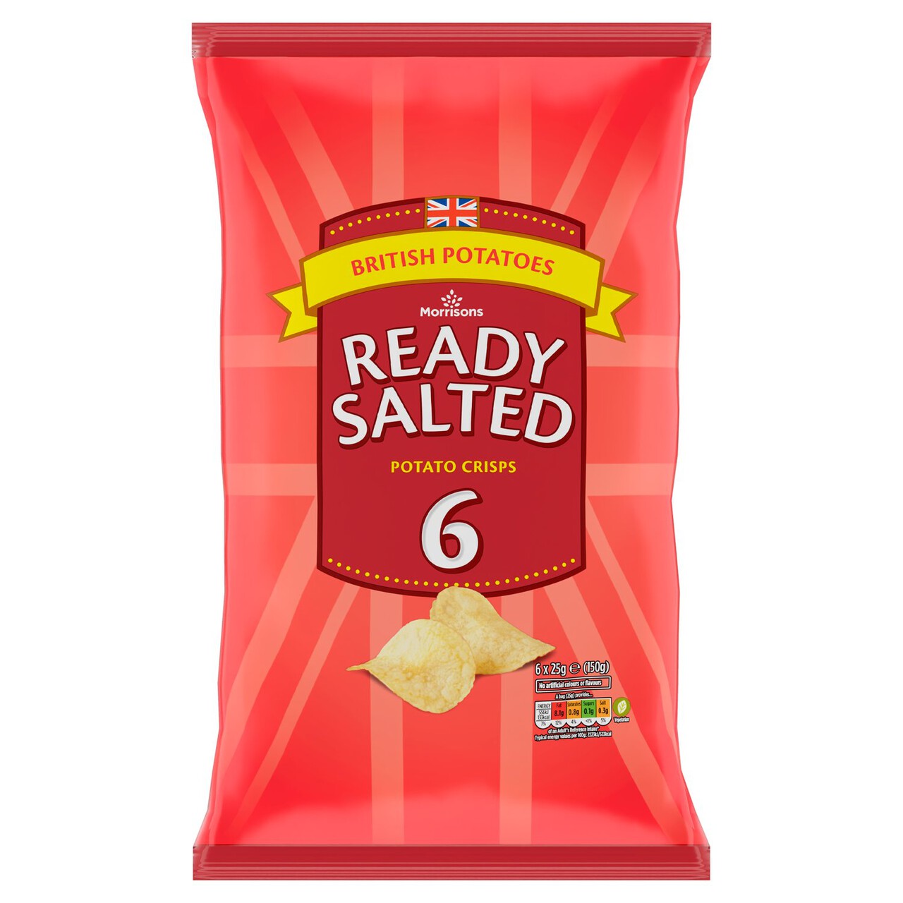 Morrisons Ready Salted Flavour Crisps Multipack - Morrisons Online ...