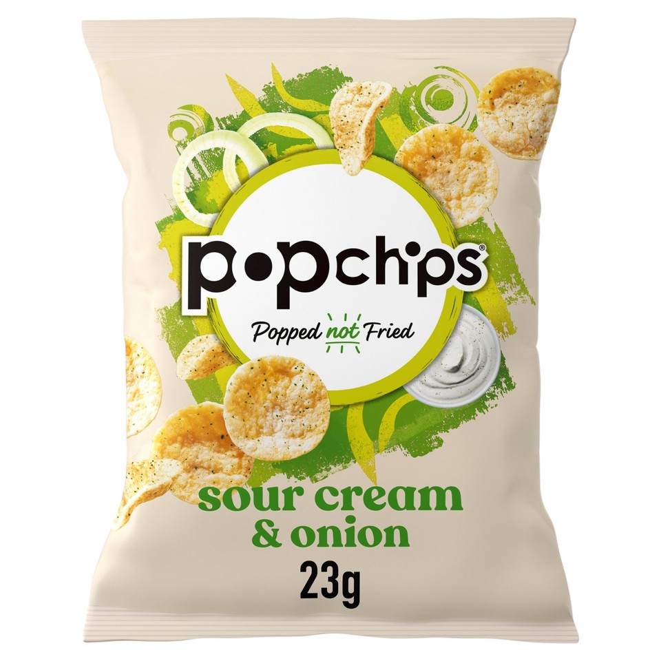 Popchips Sour Cream & Onion - Morrisons Online Groceries & Offers