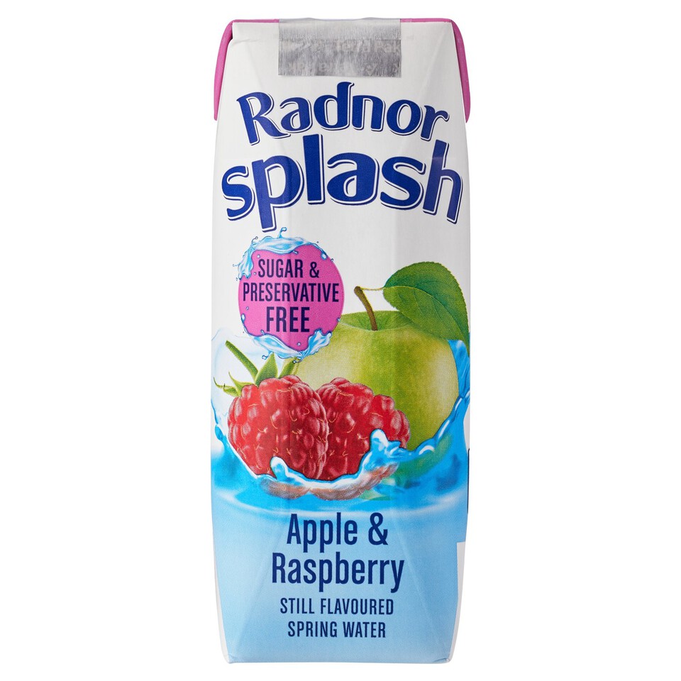 Radnor Splash Apple And Raspberry Flavoured Water - Morrisons Online ...