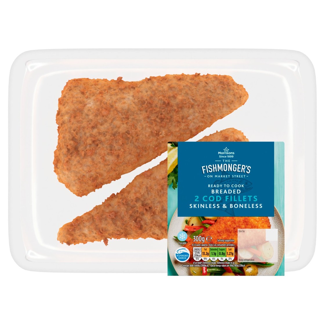 Morrisons Breaded Cod Fillets - Morrisons Online Groceries & Offers