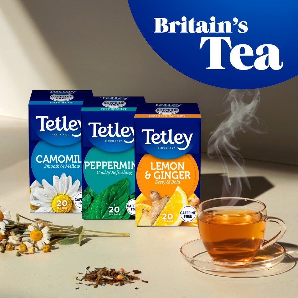 Tetley Lemon & Ginger Tea Bags - Morrisons Online Groceries & Offers