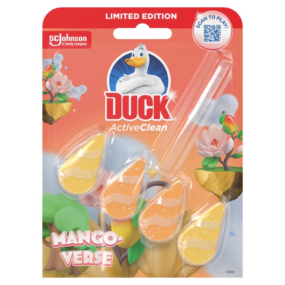 Duck Active Clean Rim Block Mango-Verse - Morrisons Online Groceries ...