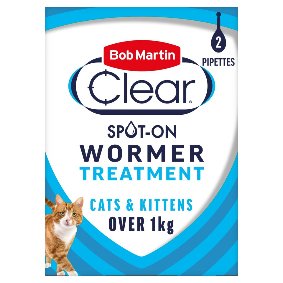 Bob Martin Spot On Cats Dewormer - Morrisons Online Groceries & Offers