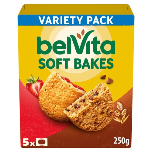 Belvita Soft Bakes Variety Pack 250g - Morrisons Online Groceries & Offers