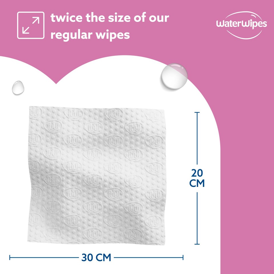 WaterWipes Adult Care Incontinence Sensitive Wipes 30 pack - Morrisons ...