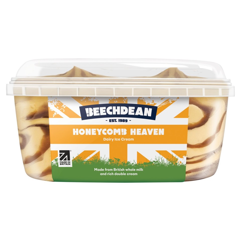 Beechdean Honeycomb Heaven Ice Cream 1L - Morrisons Online Groceries ...