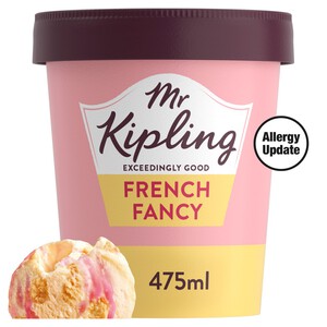 Mr Kipling French Fancy Ice Cream Tub - Morrisons Online Groceries & Offers