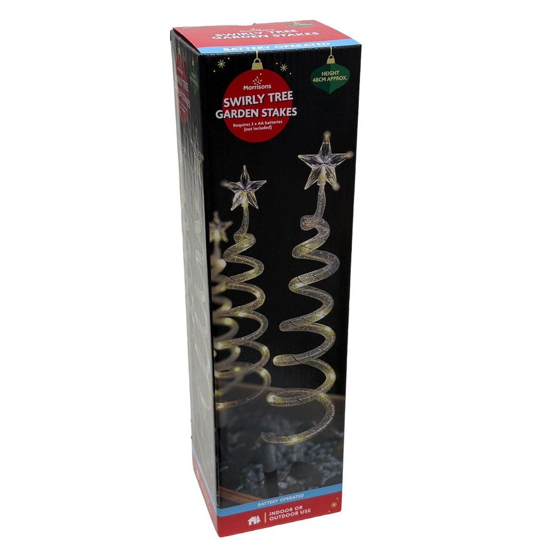 Morrisons Swirly Tree Stake Lights - Morrisons Online Groceries & Offers