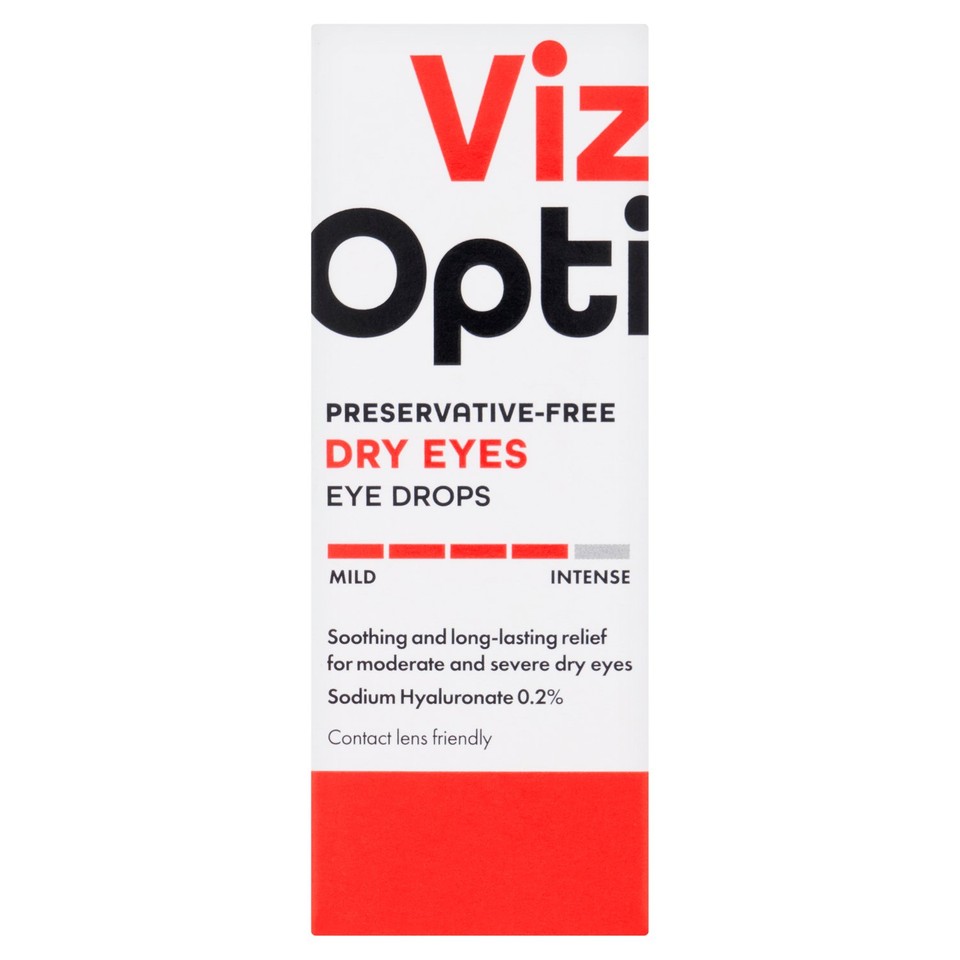 Vizopti Preservative-Free Dry Eyes Eye Drops 10ml - Morrisons Online ...
