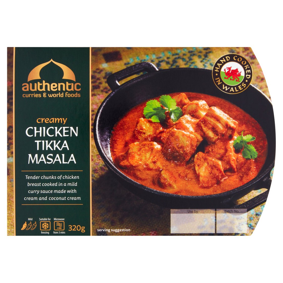 Authentic Curries & World Foods Creamy Chicken Tikka Masala - Morrisons ...