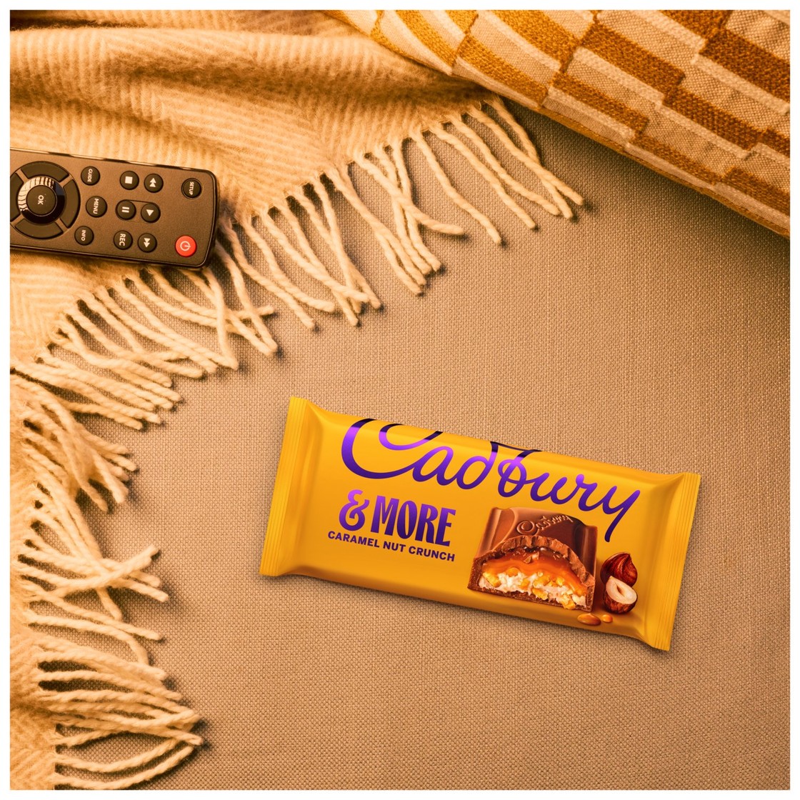 Cadbury Dairy Milk &More Caramel Nut Crunch Chocolate Bar - Morrisons ...