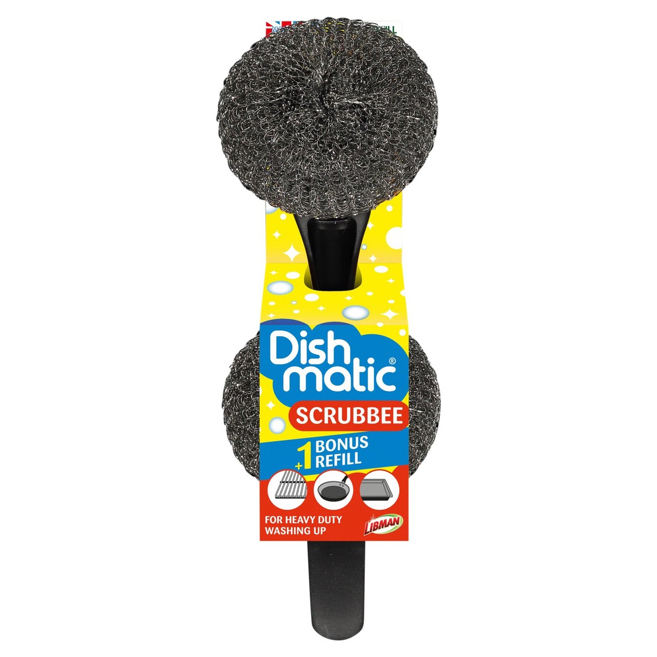 Dishmatic Scrubbee & 1 Bonus Refill - Morrisons Online Groceries & Offers