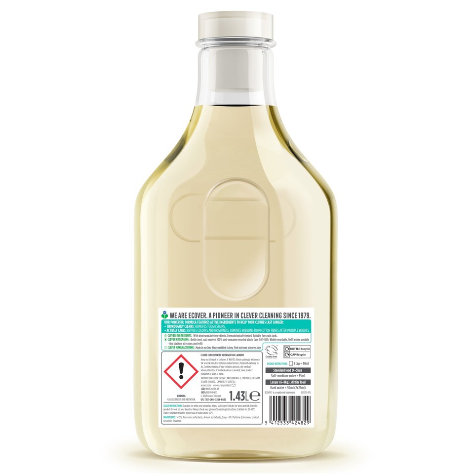 Ecover Laundry Bio Liquid 1L - Morrisons Online Groceries & Offers