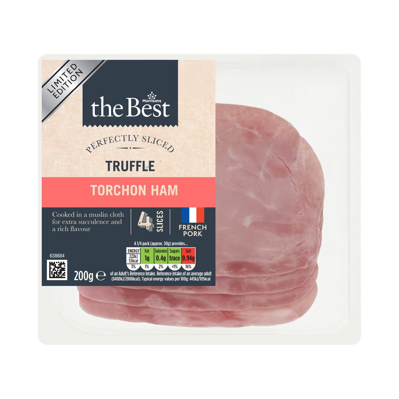 Morrisons The Best Limited Edition Truffle Torchon Ham 200g - Morrisons ...