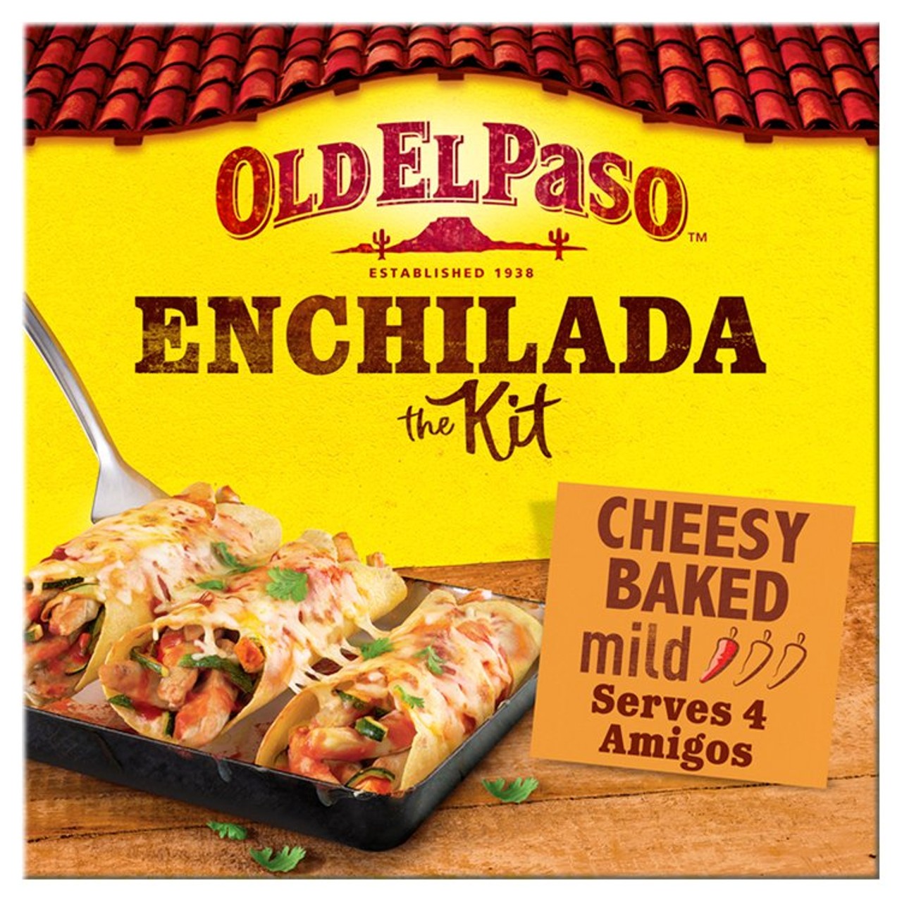 Old El Paso Cheesy Baked Enchilada Dinner Kit - Morrisons Online ...