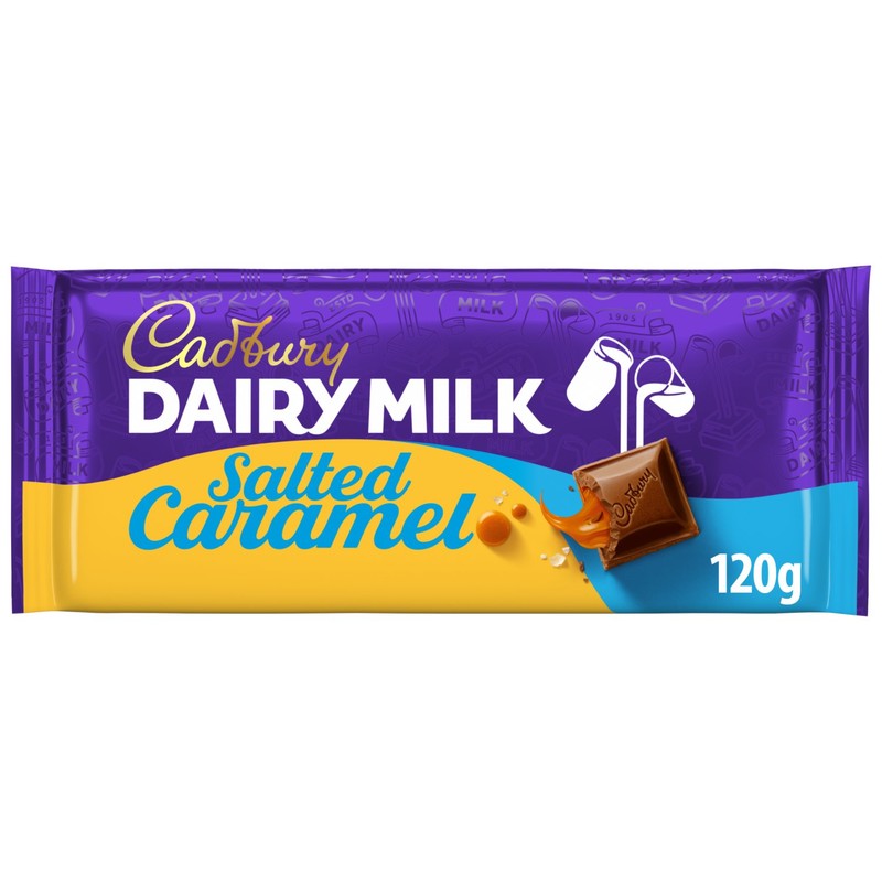 Cadbury Dairy Milk Salted Caramel Chocolate Bar - Morrisons Online ...