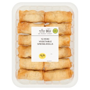 Market Street Deli Mini Vegetable Spring Rolls - Morrisons Online ...