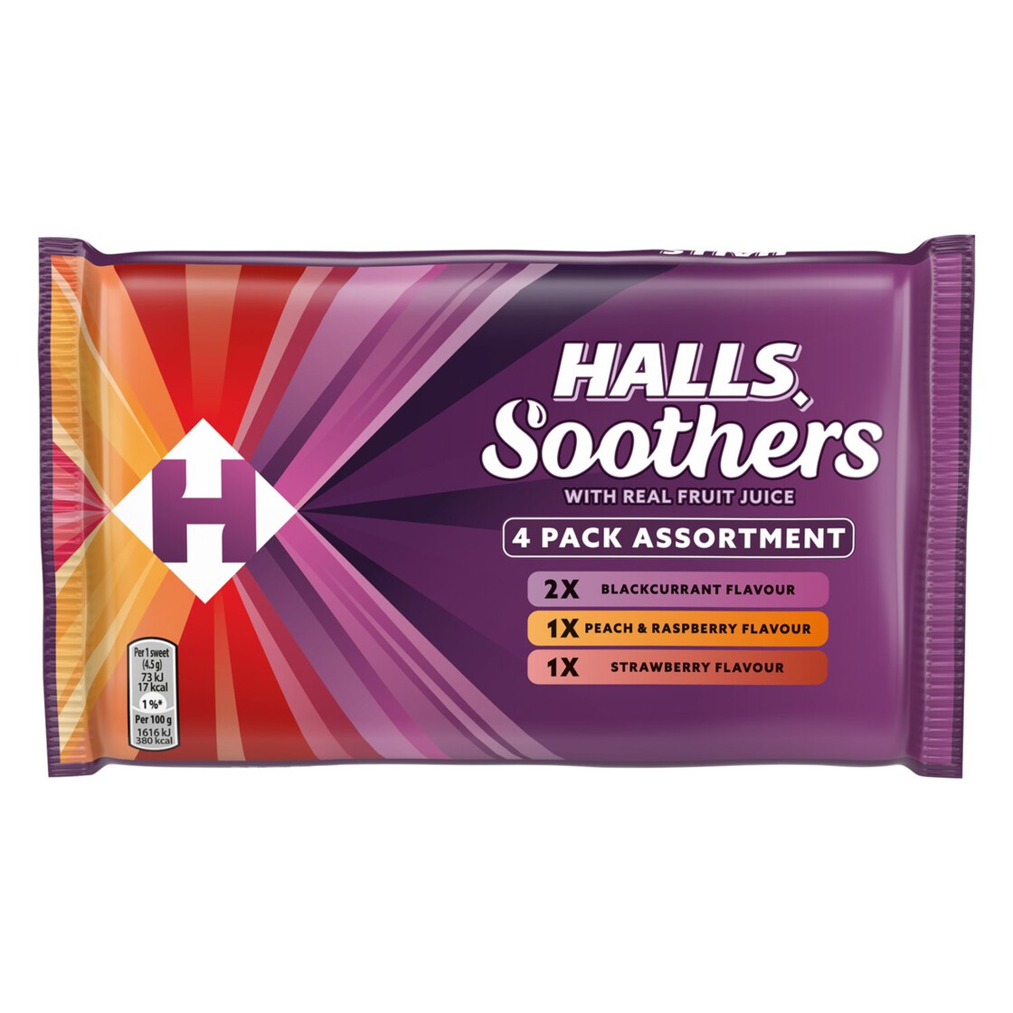 Halls Soothers Throat Sweet Variety Pack 4 Pack - Morrisons Online ...