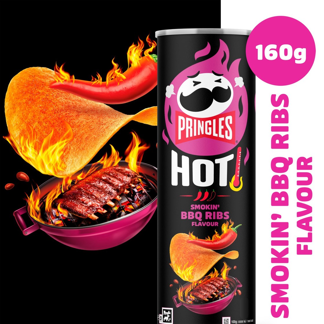 Pringles Hot Smoky BBQ Ribs - Morrisons Online Groceries & Offers