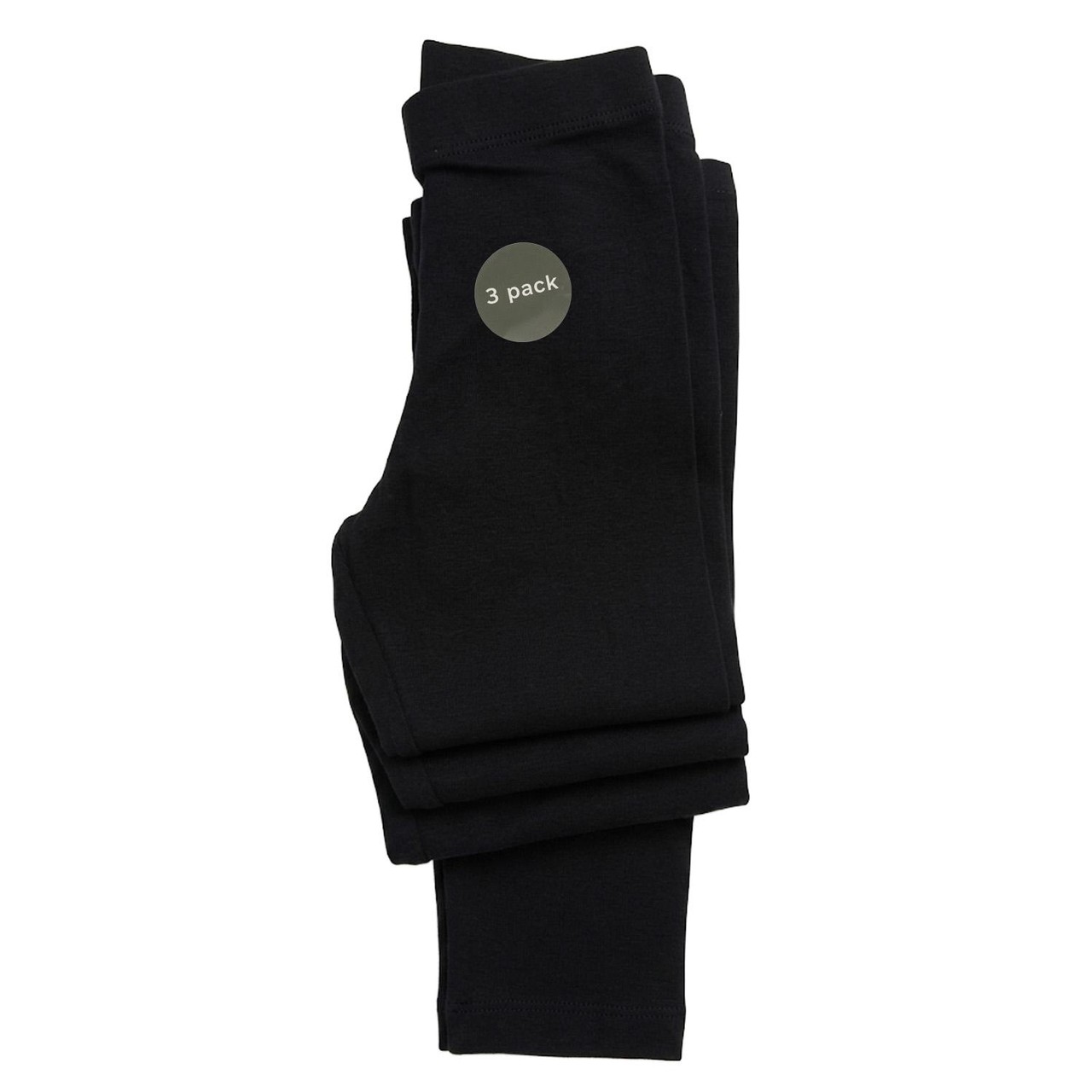 Nutmeg Girl's Size 11-12 Years 3 Pack Black Leggings - Morrisons Online ...