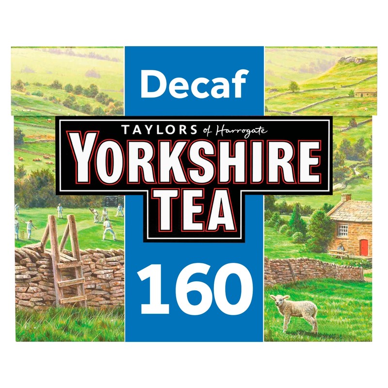 Decaffeinated Yorkshire Tea Bags 160PK - Morrisons Online Groceries ...