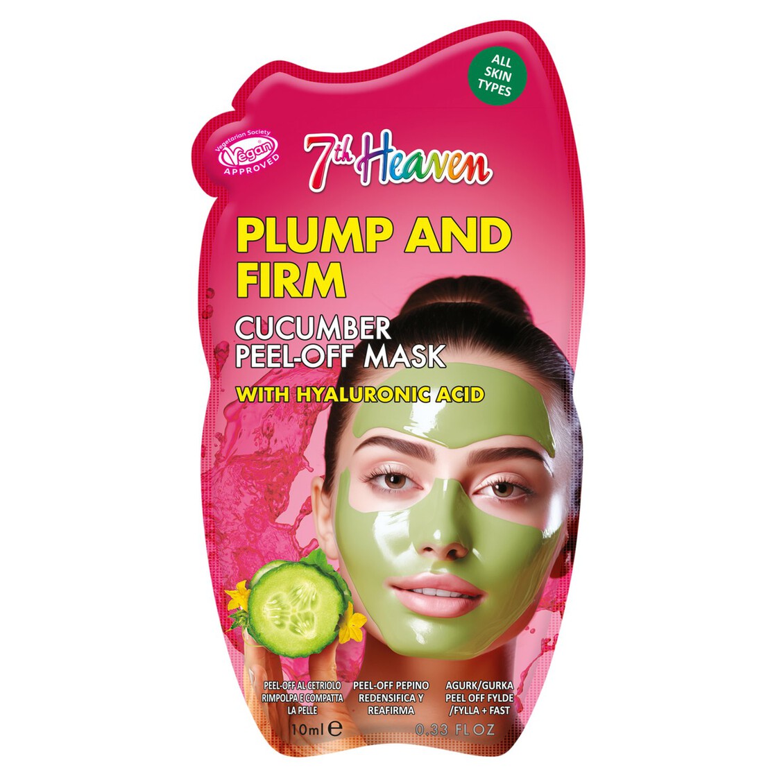 7th Heaven Cucumber Peel-Off Mask With Hyaluronic Acid - Morrisons ...