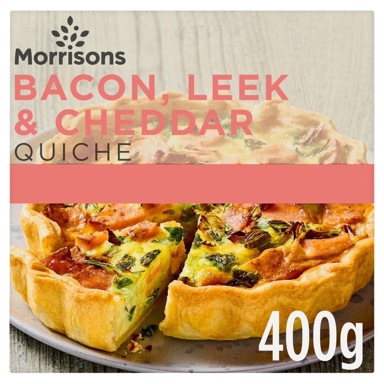 Morrisons Bacon & Leek Quiche - Morrisons Online Groceries & Offers