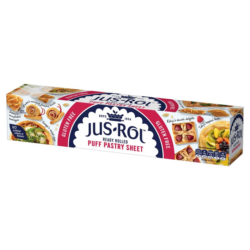 Jus-Rol Gluten Free Puff Pastry Ready Rolled Sheet - Morrisons Online ...