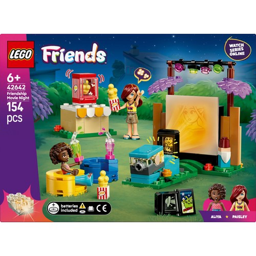 LEGO Friends Friendship Movie Night Toy Set 42642 - Morrisons Online ...