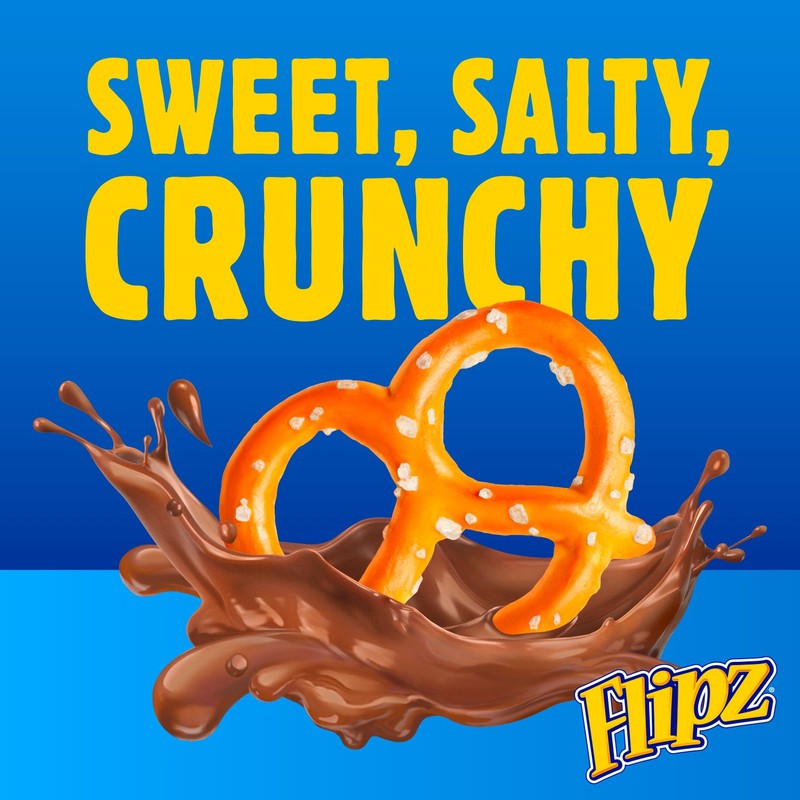 Flipz Mega Bag Milk Chocolate Coated Pretzel Snacks 150g - Morrisons ...
