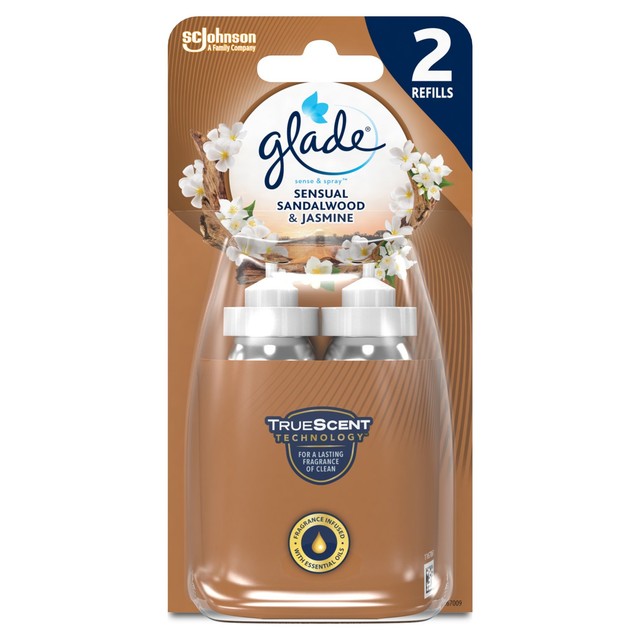 Glade Sense & Spray Twin Refill Sandalwoold & Jasmine - Morrisons ...