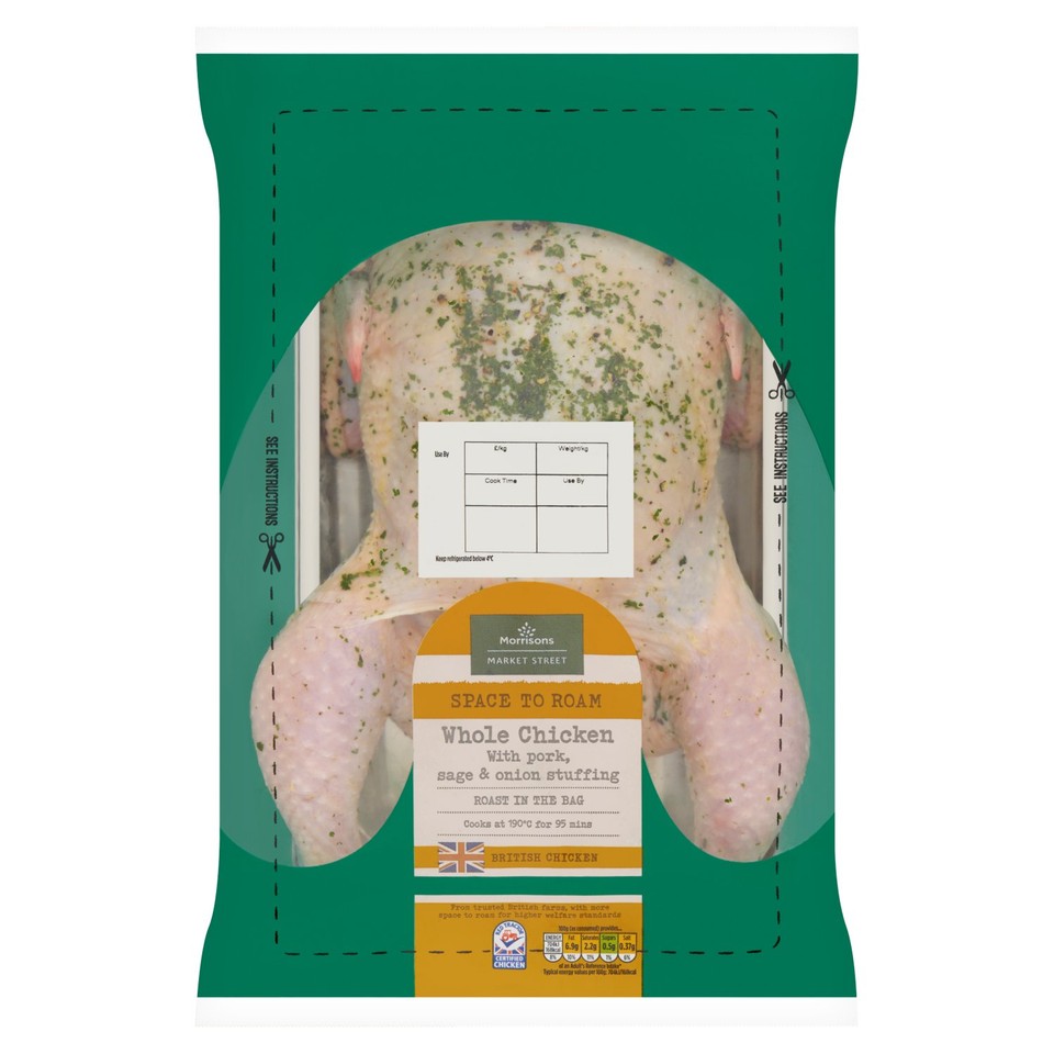 Morrisons Cook in The Bag Stuffed Whole Chicken - Morrisons Online ...