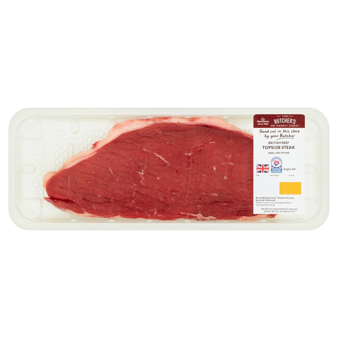 Market Street British Prime Topside Steak - Morrisons Online Groceries ...