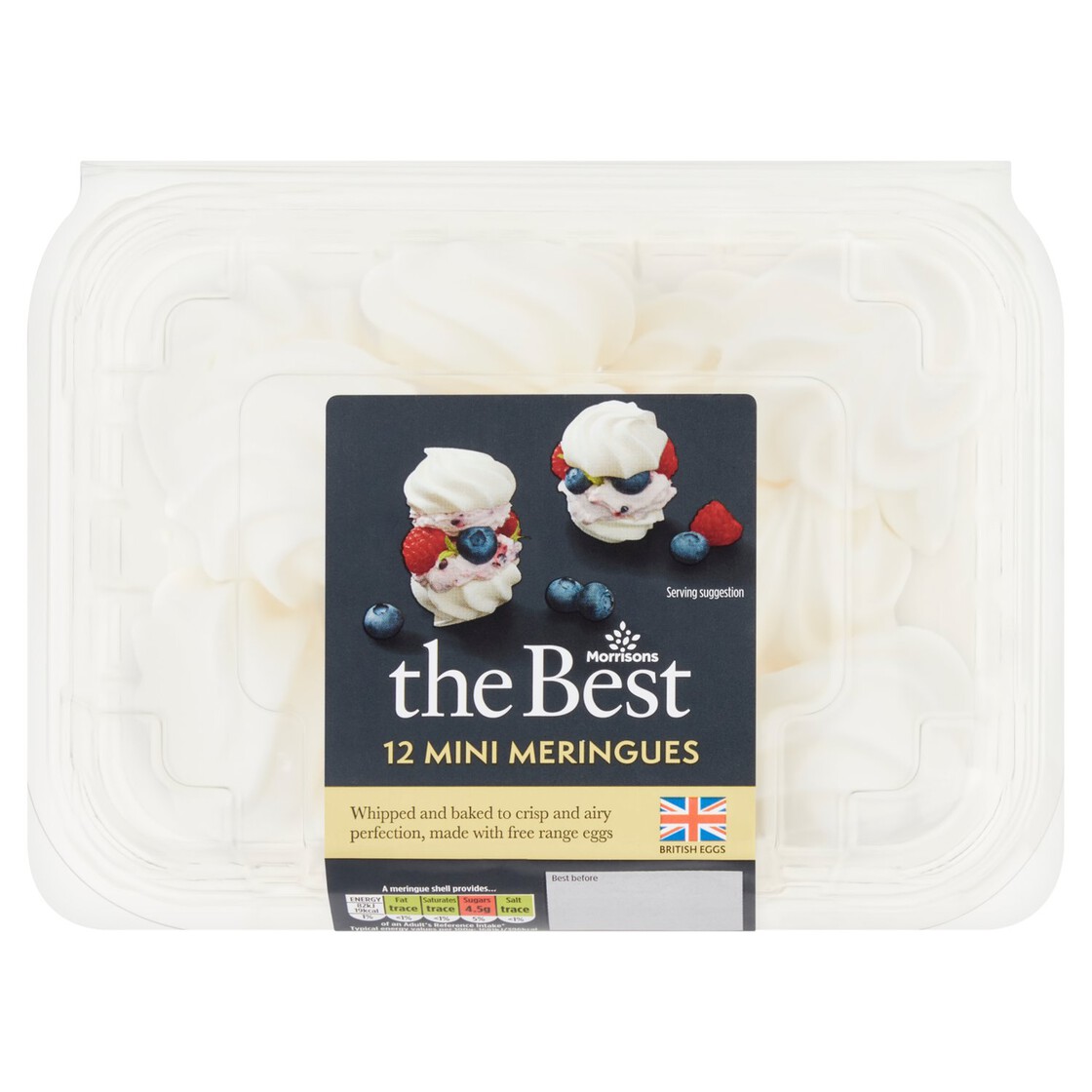 Morrisons The Best Mini Meringue Shells - Morrisons Online Groceries ...