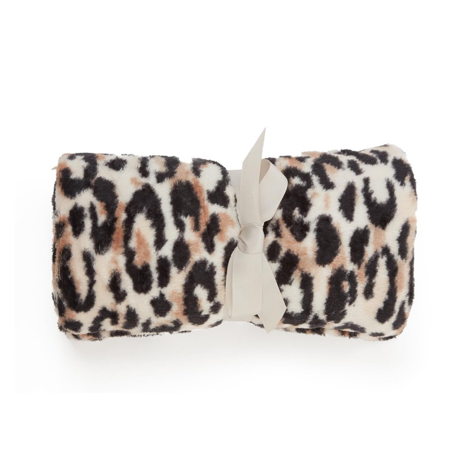 Nutmeg Home Leopard Print Throw - Morrisons Online Groceries & Offers