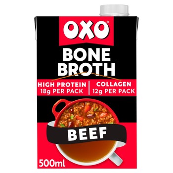 Oxo Beef Bone Broth 500ml - Morrisons Online Groceries & Offers