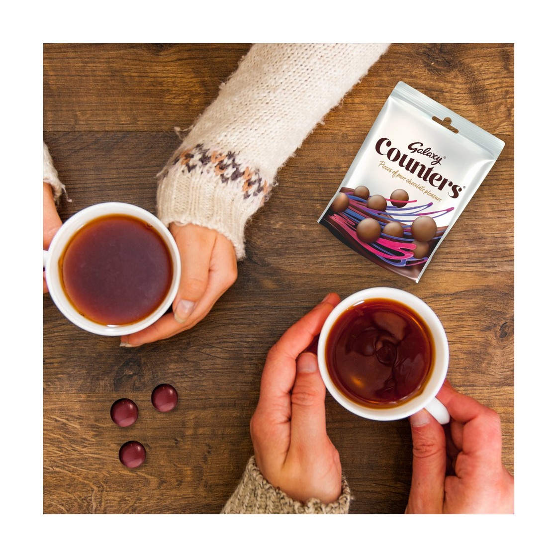 Galaxy Counters Milk Chocolate Pouch Bag 112g - Morrisons Online ...