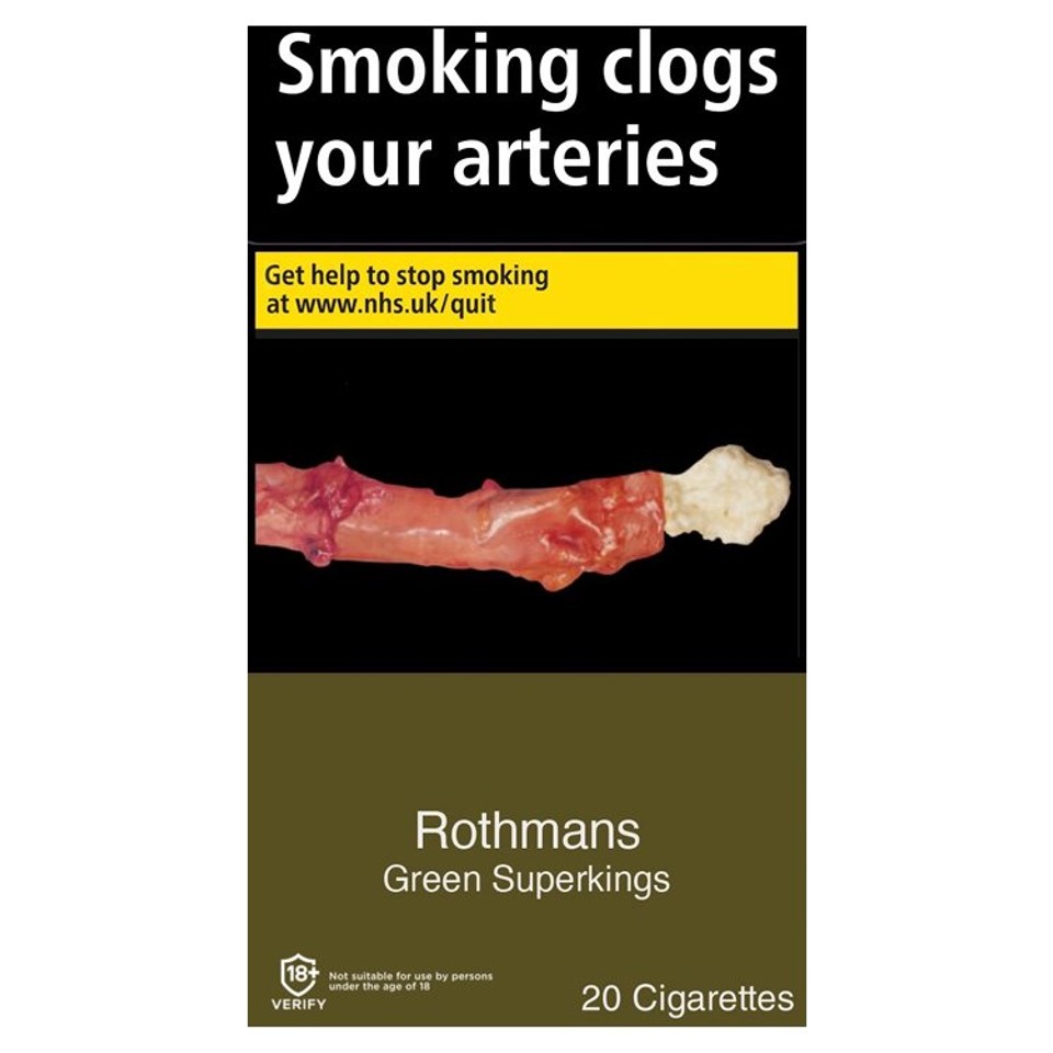 Rothmans Silver Green Superkings 20 - Morrisons Online Groceries & Offers