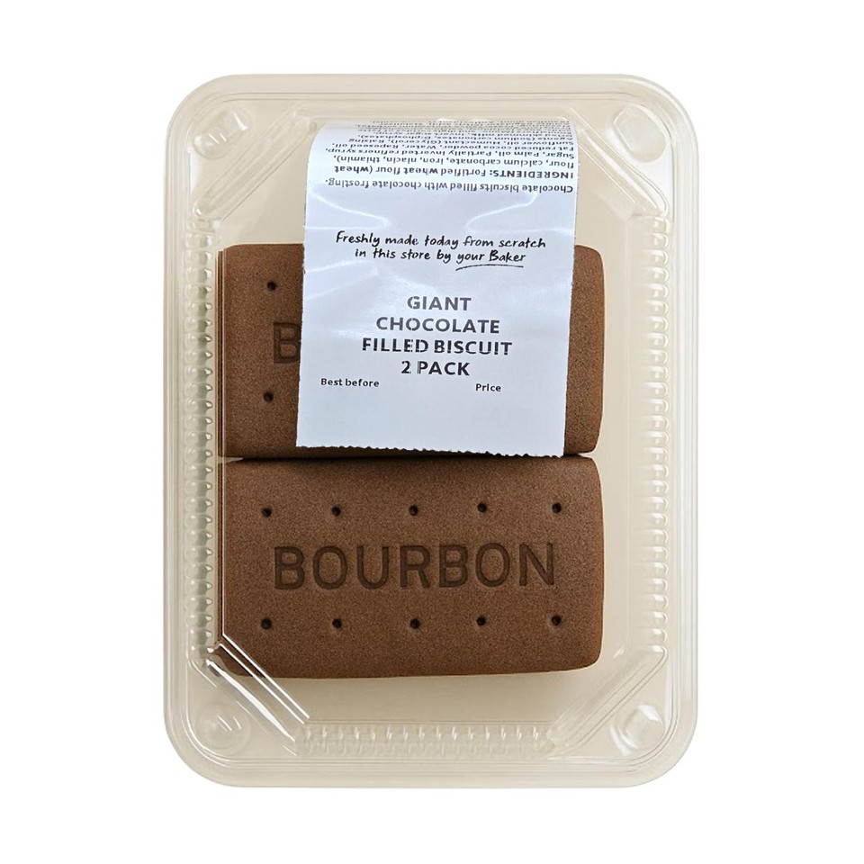 Morrisons Giant Chocolate Filled Biscuit 2 Pack - Morrisons Online ...