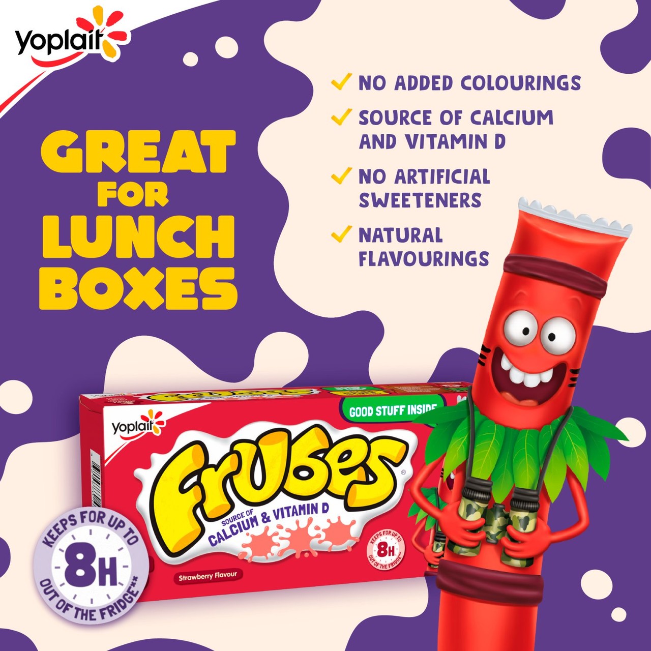 Frubes Kids Strawberry Yoghurt Tubes - Morrisons Online Groceries & Offers