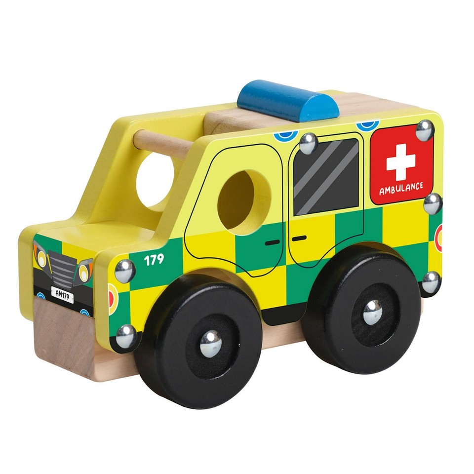 Ollie & Grace Wooden Toy Vehicles - Morrisons Online Groceries & Offers