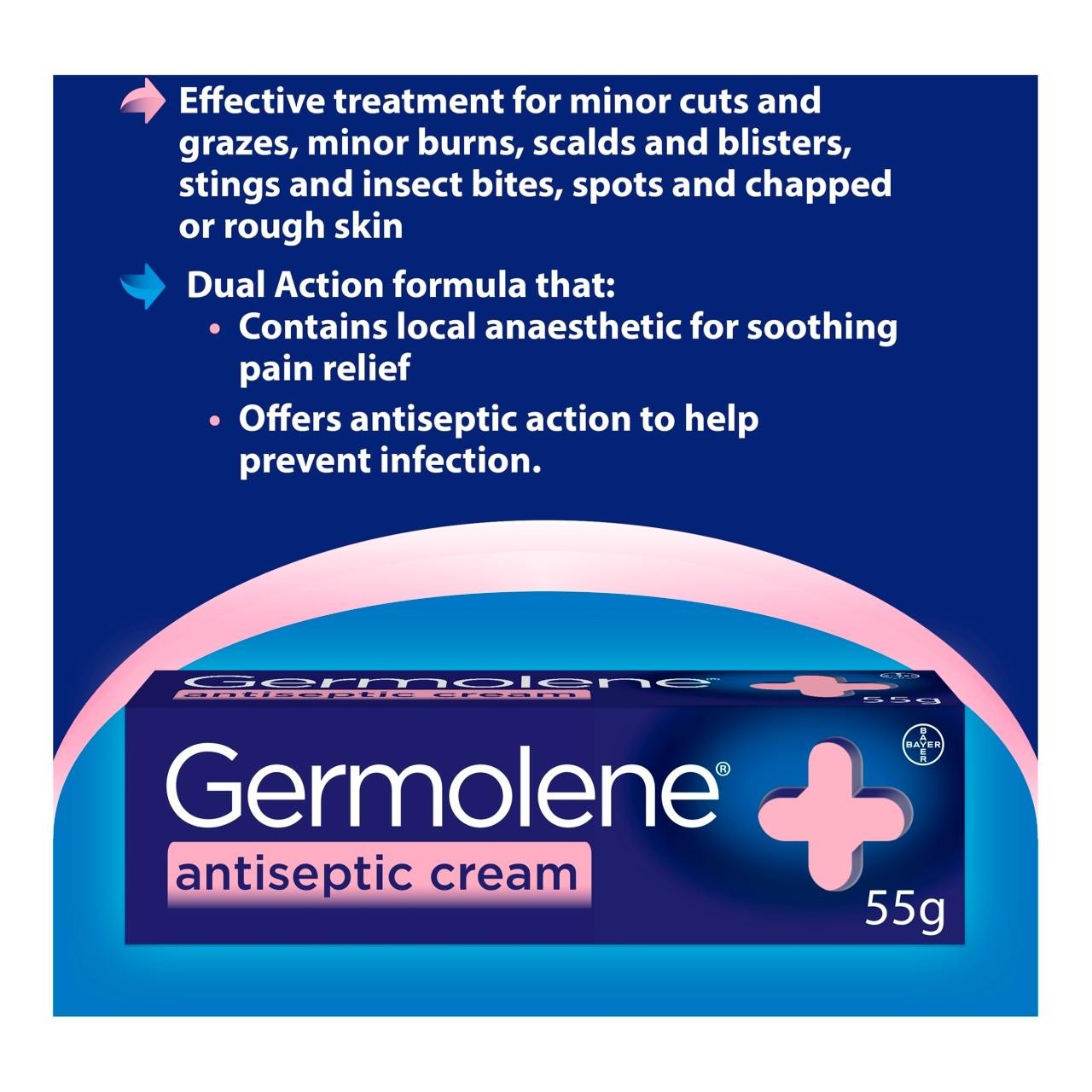 Germolene Dual Action Antiseptic Cream - Morrisons Online Groceries ...