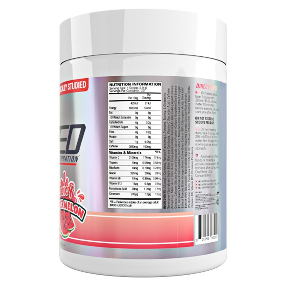 Oxyshred Juicy Watermelon 20 Serve - Morrisons Online Groceries & Offers