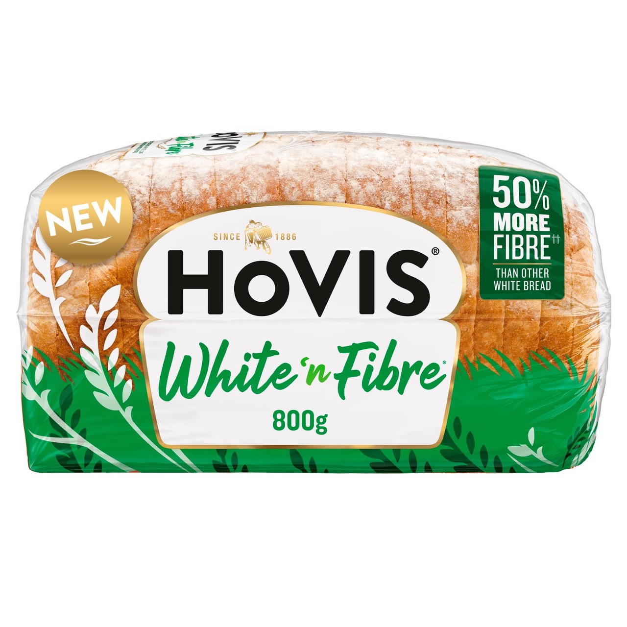 Hovis White 'N Fibre 800g - Morrisons Online Groceries & Offers