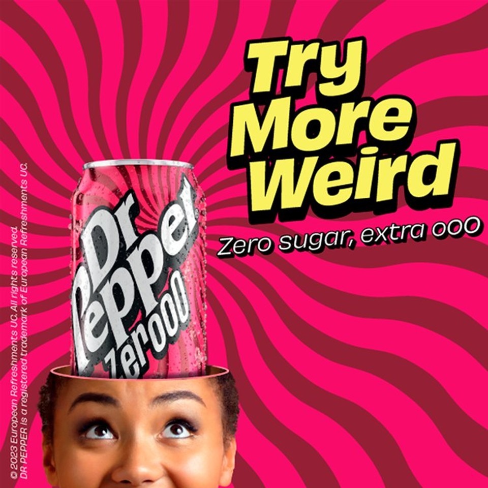 Dr Pepper Zero 8 x 330ml Cans - Morrisons Online Groceries & Offers
