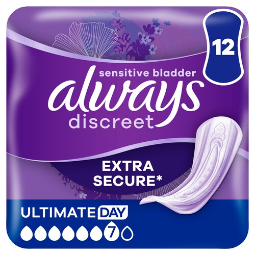 Always Discreet Pads Ultimate Day - Morrisons Online Groceries & Offers