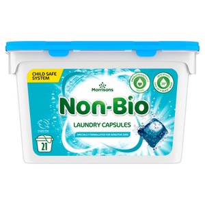 Morrisons Non Bio Laundry Capsules 21 Pack - Morrisons Online Groceries ...